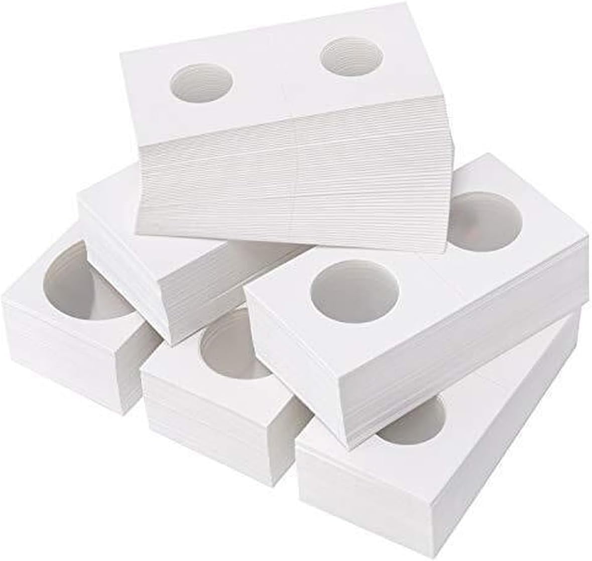 100 Pieces Cardboard Coin Holder Flip Mega Assortment, 2 X 2 Inch for ...