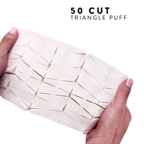 30 Pcs Puffers Sponge Triangle Shape Makeup Small Size Woman - Walmart.com