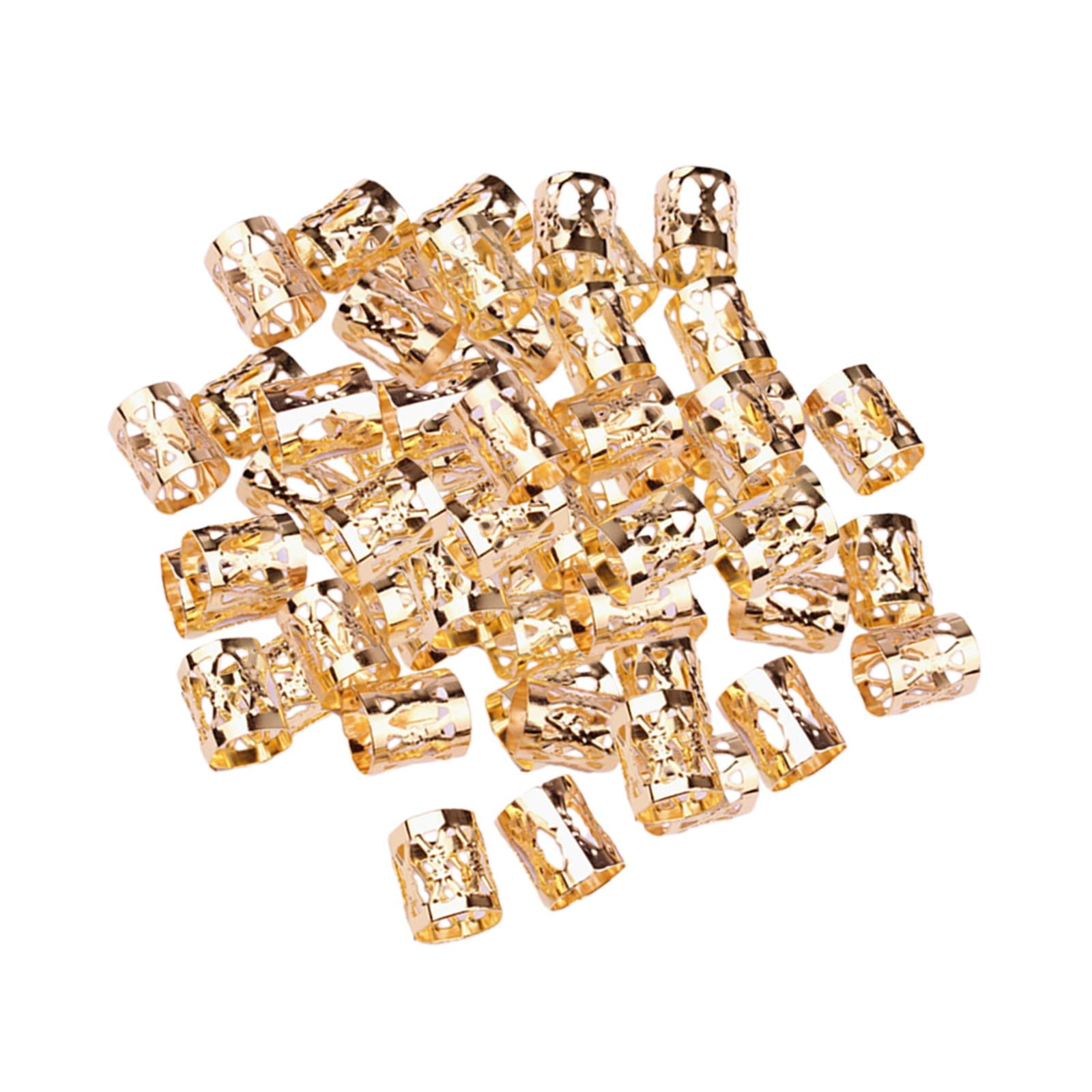 100 Pieces Dreadlocks Beads, Dread Locks, Adjustable Opening Fashion ...