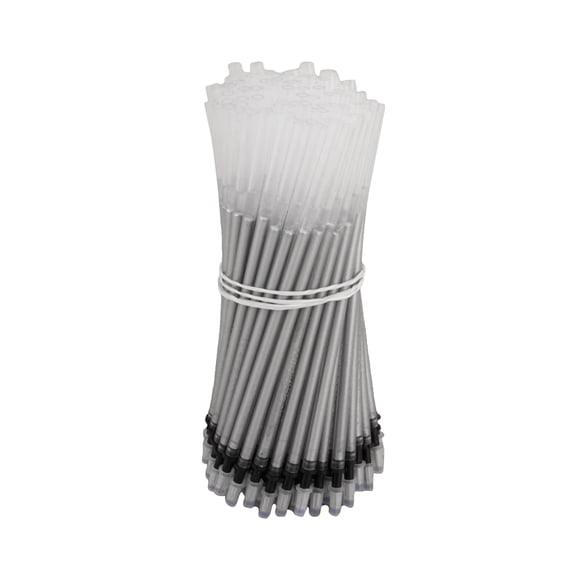 100 Pieces Fabric Pencil Refills Mercury-Silver Refills Erasable Silver ...