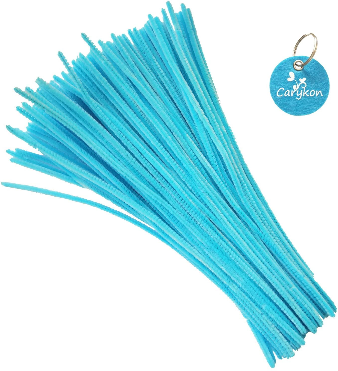 100 Pieces Fuzzy Chenille Stems Pipe Cleaners for Arts and Crafts ...