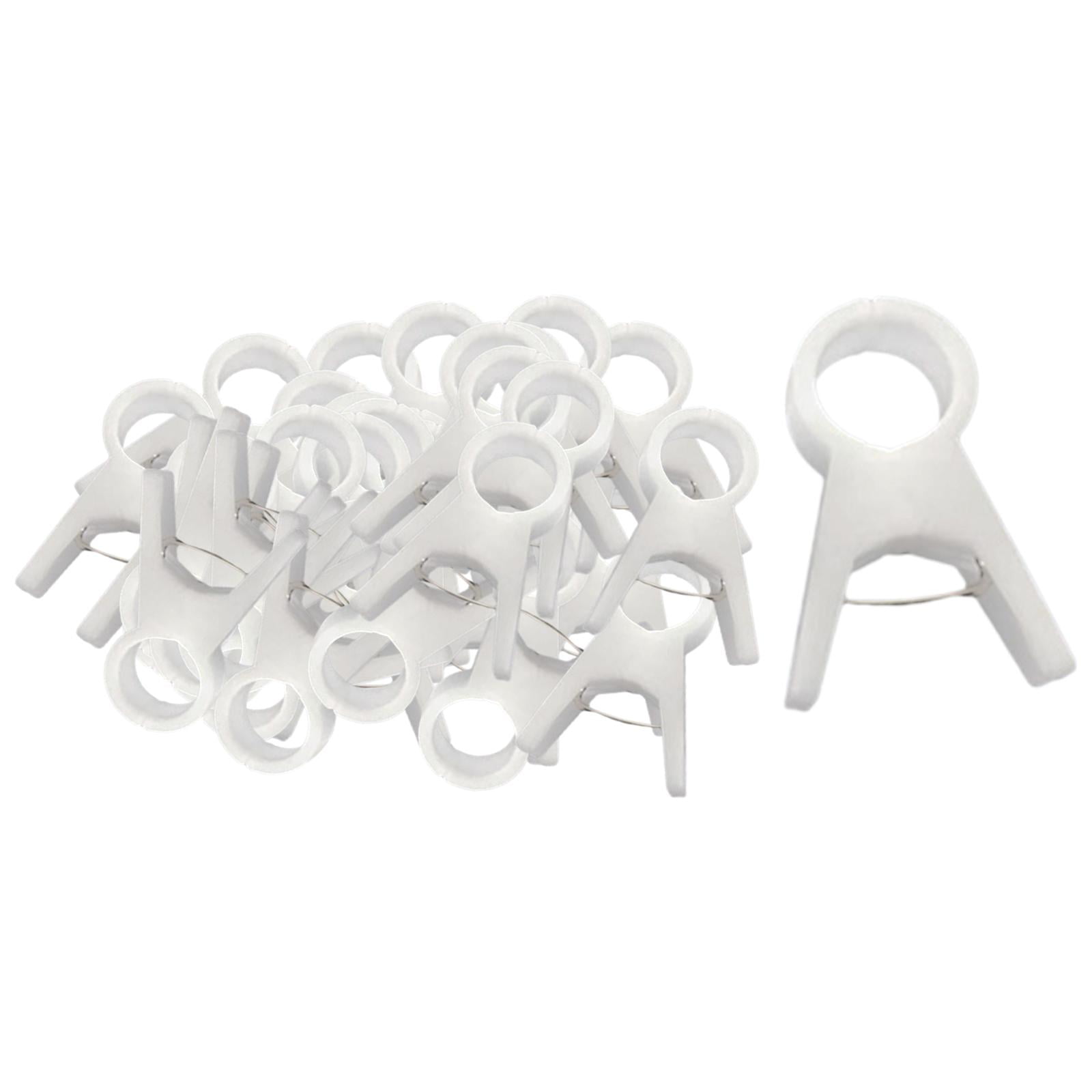 100 Pieces Garden Plant Clips Flower Clamps Flower Vine Stem Clips for ...