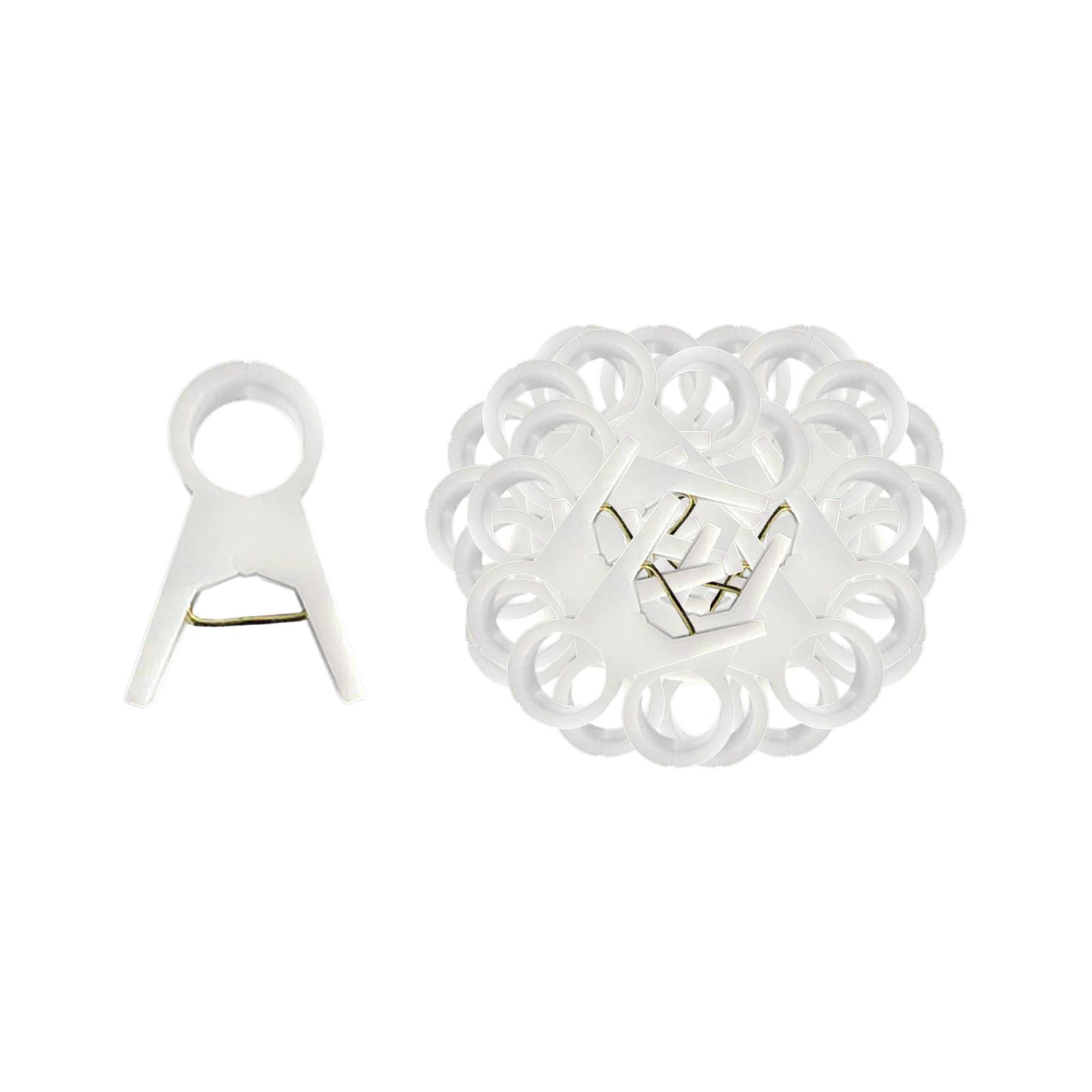 100 Pieces Garden Plant Clips Flower Clamps Flower Vine Stem Clips for ...