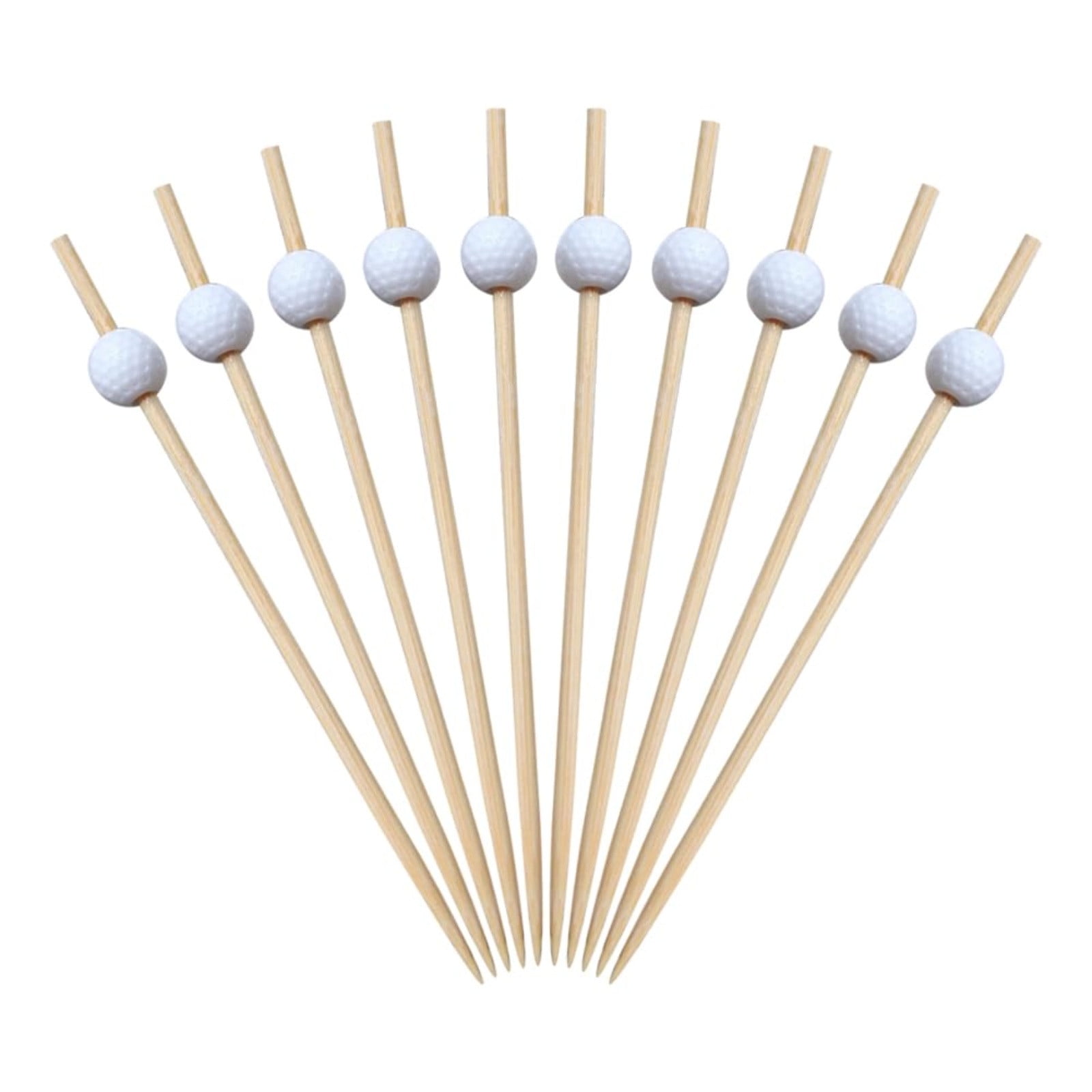 100 Pieces Golf Cocktail Picks 4.72 Inch Golf Themed Toothpicks Sports ...