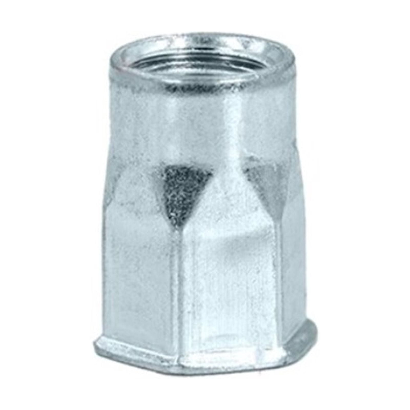 100 Pieces Half Hexagon Flat Head Thread Insert Open Type Half Semi Hex ...