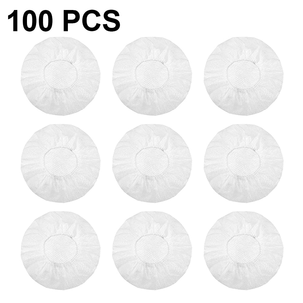 100 Pieces Headphone Ear Covers Disposable Earphone Overs Sanitary Non ...