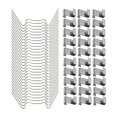 100 Pieces Heavy Duty Rust Resistant Greenhouse Fixing Fasteners Clips ...