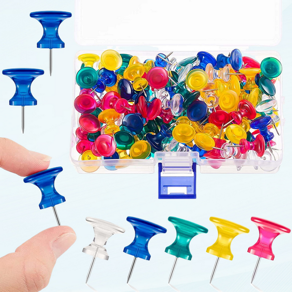 Shop Large Colorful Push Pins for Office and Home Organization
