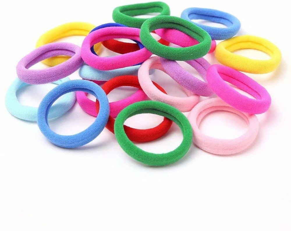 100 Pieces Mini Hairbands Girl Baby's Elastic Hair Ties Tiny Soft ...