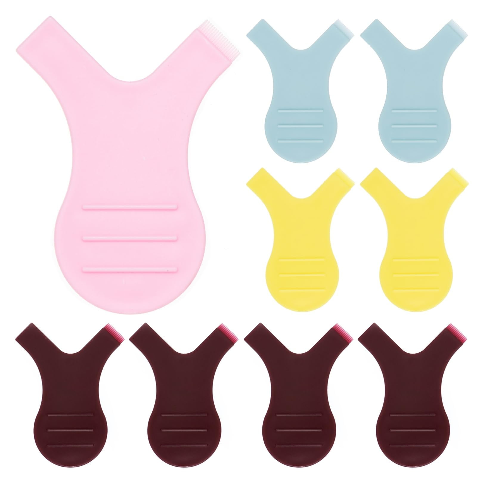 100 Pieces Multicolor Y IFF17 Shape Lash Lift Eyelash Lift Perm Tools ...