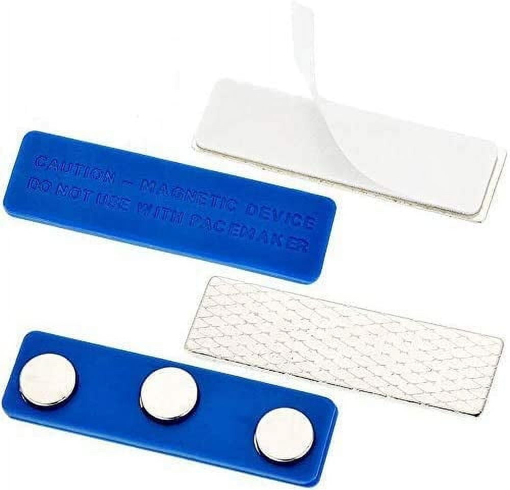 100 Pieces Name Badge Magnets Magnetic Name Tag Holders ID Fastener ...