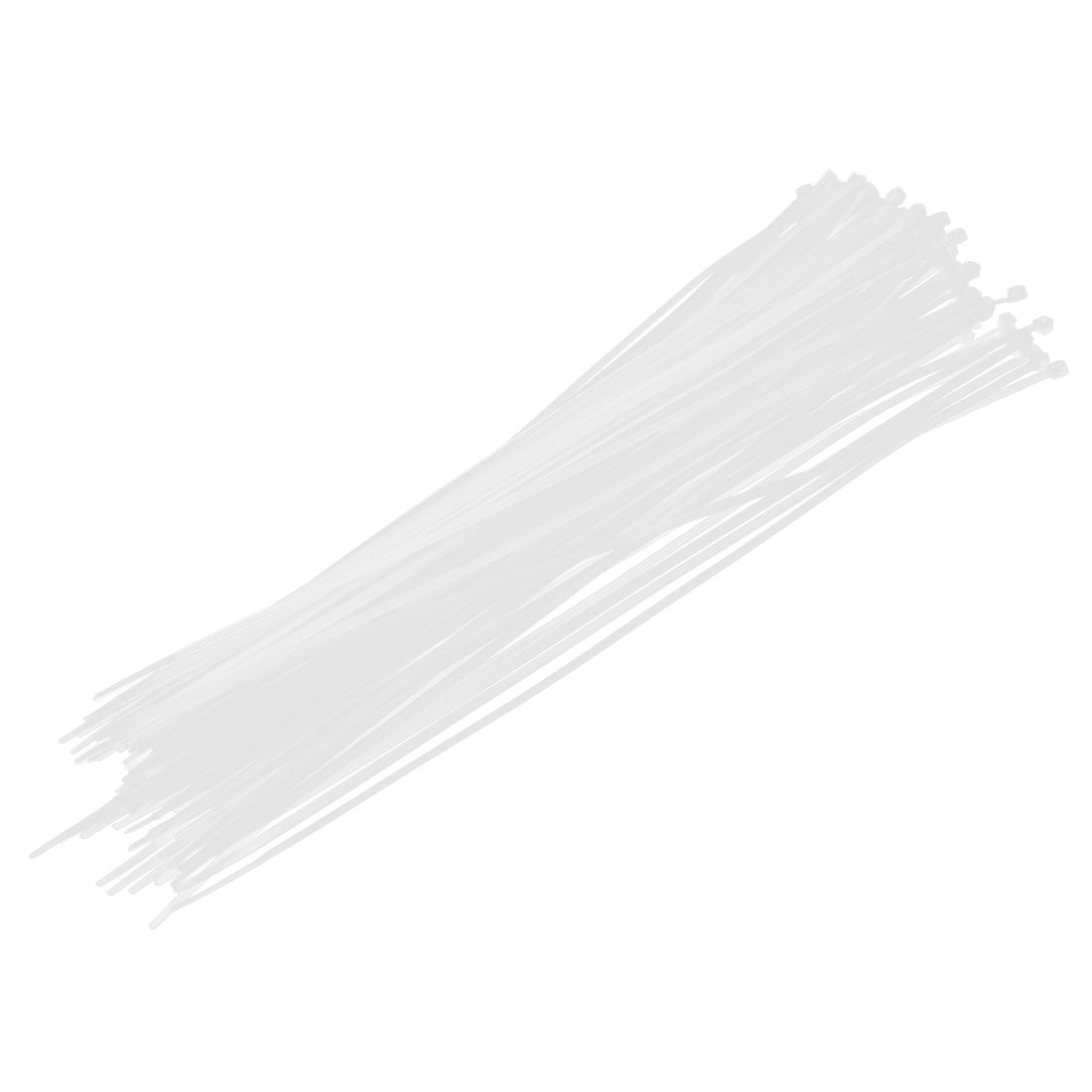 100 Pieces Nylon Strip Zip Tie Wire Cable Fastener Beige 3mm x 300mm ...