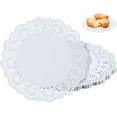 100 Pieces Paper Doilies, 12 Inch Doilies for Food, Disposable Lace ...