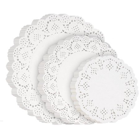 LELE LIFE 250Pcs Paper Doilies for Food Tables, Paper Doilies 12 Inch ...