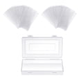 100 Pieces Paper Money Sleeves with Storage Case Clear Money Collection ...