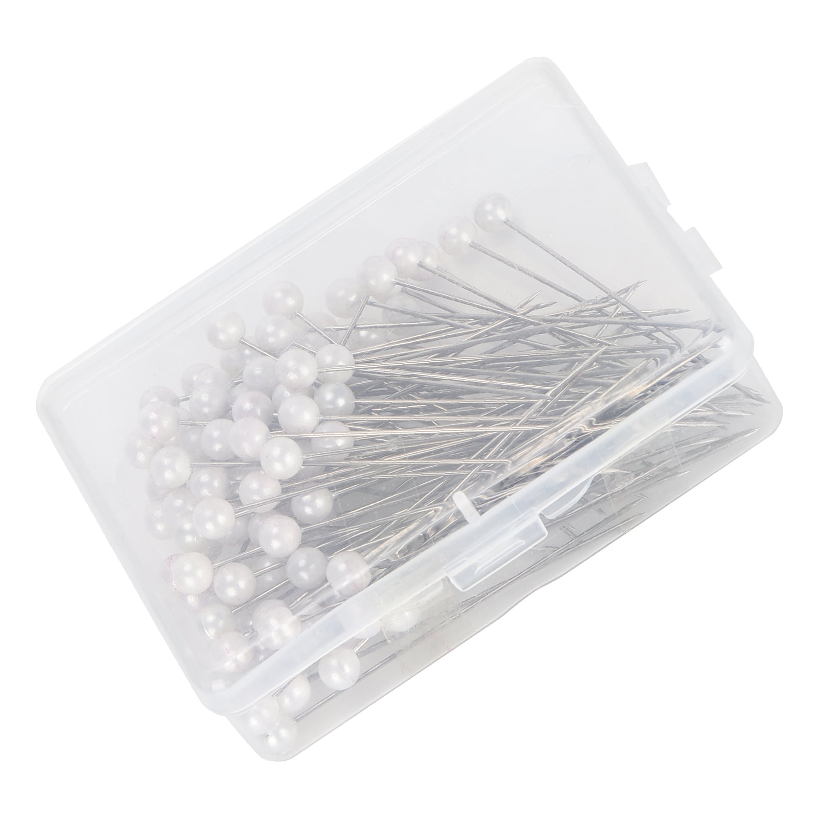 100 Pieces Pearl Pins, Pins Sewing, Pins Corsage Round Fixing ...
