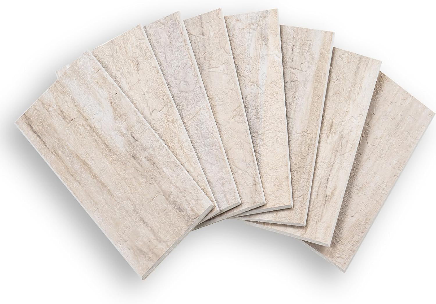 100 Pieces Peel and Stick Backsplash for Kitchen, 3" x 6" PVC Subway ...