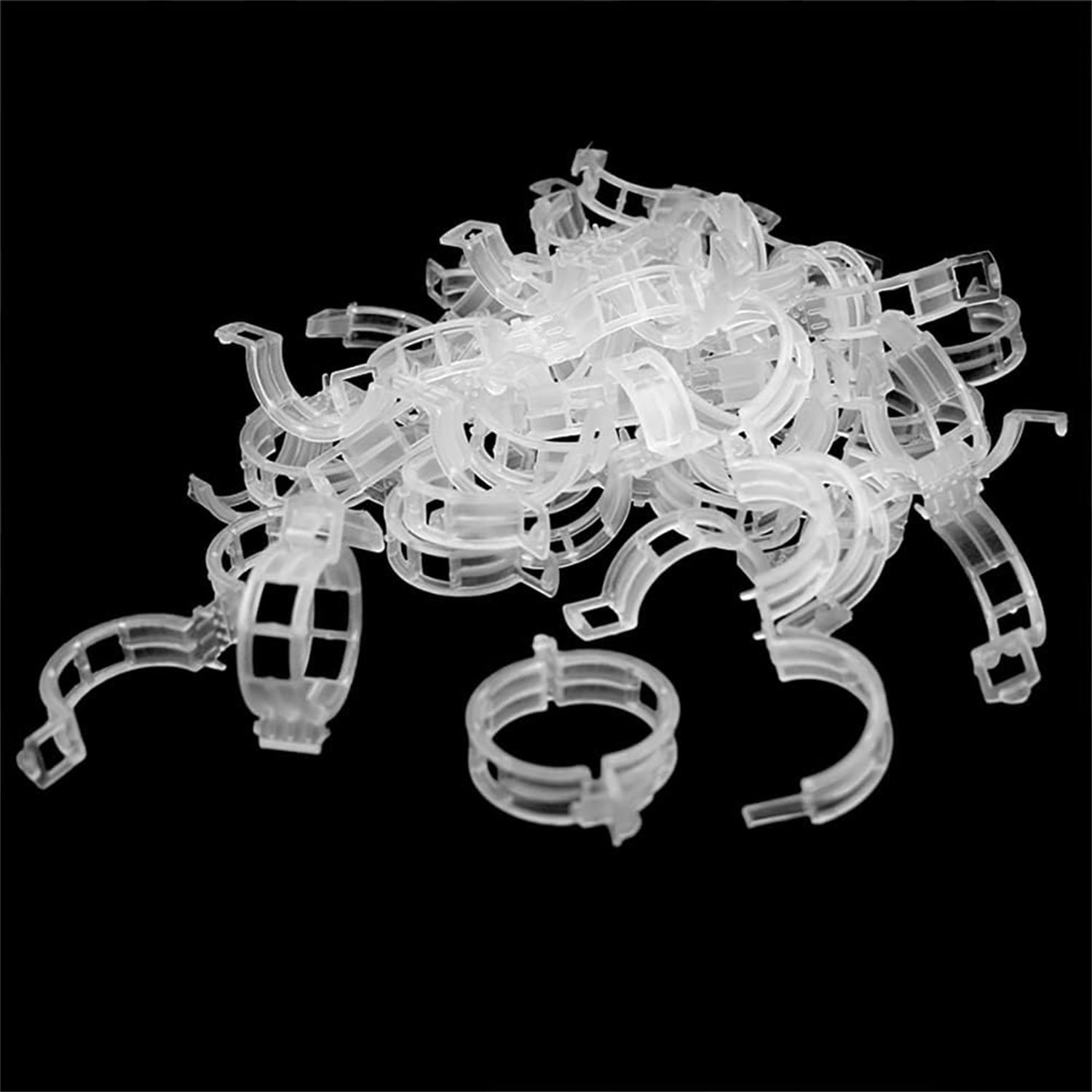 100 Pieces Plant Support Garden Clips,White Tomato Vine Clips,Tomato ...