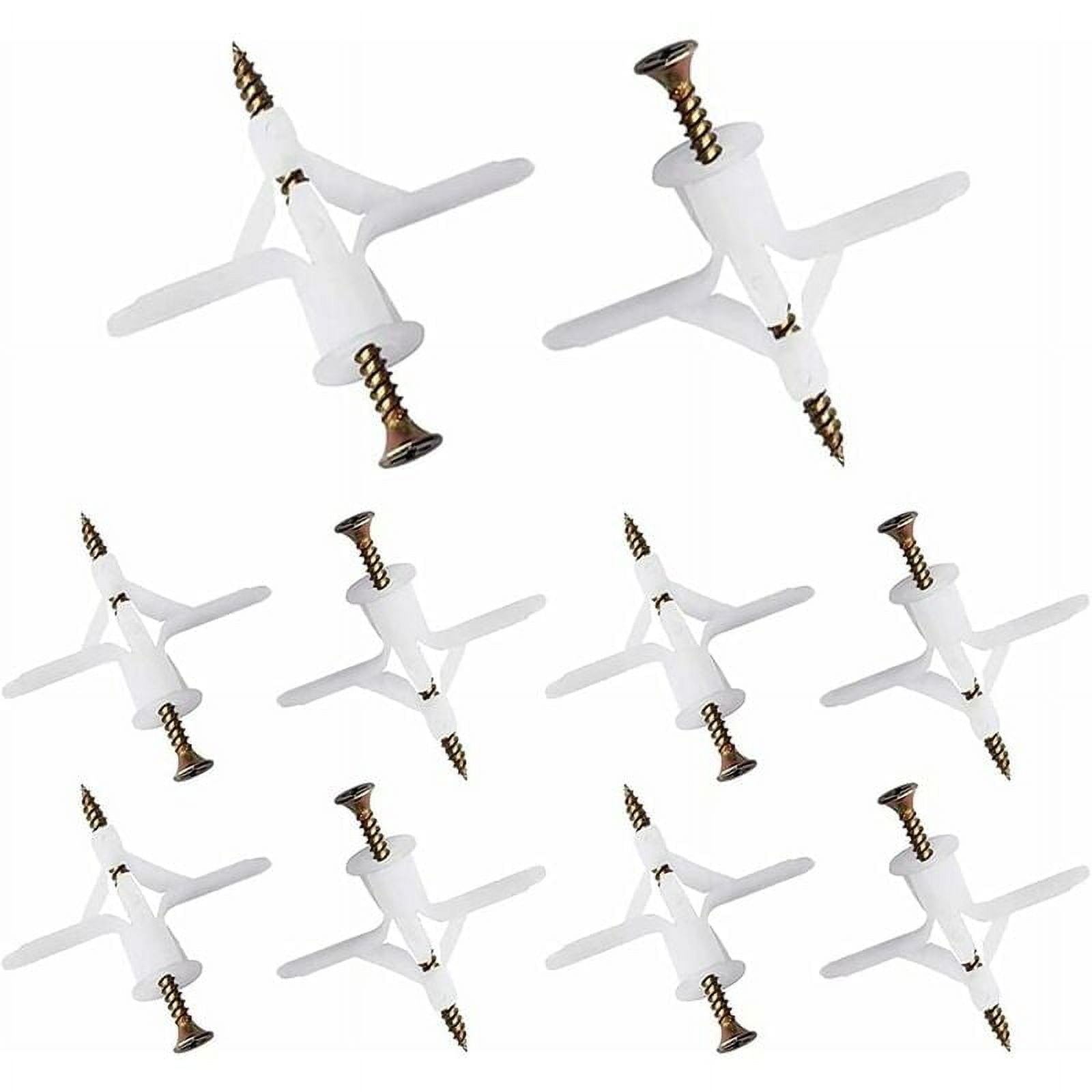 100 Pieces Plasterboard Anchors, Plasterboard Anchors With Screws ...
