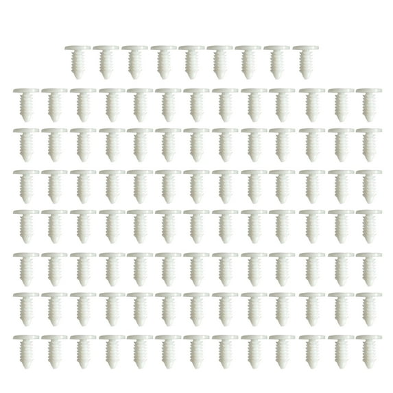 100 Pieces Plastic Rivets Push Pins Rivet Fasteners Plastic Hole Hood ...