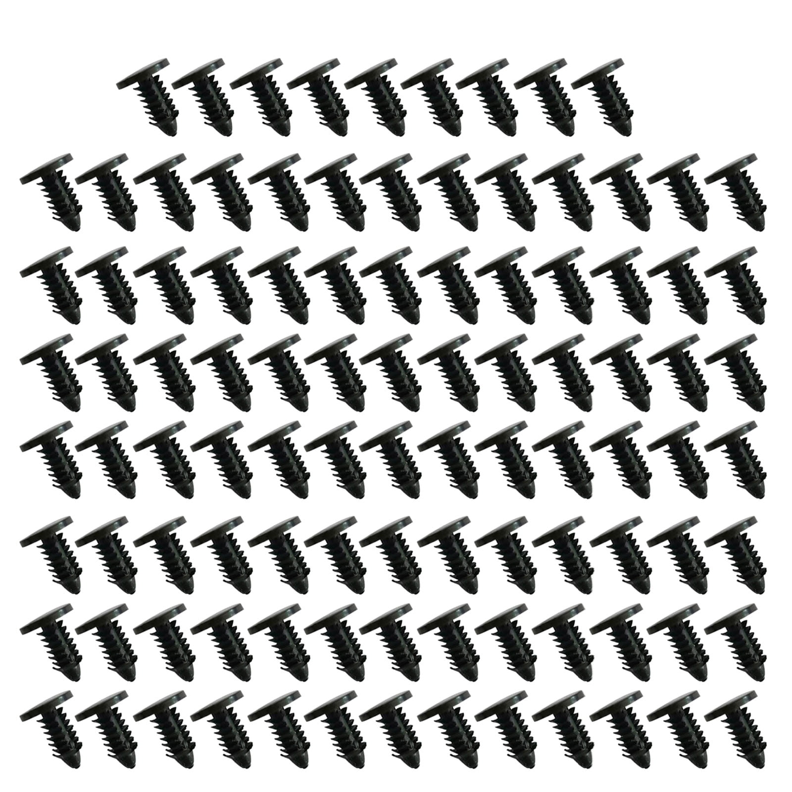 100 Pieces Plastic Rivets Push Pins Rivet Fasteners Plastic Hole Hood ...