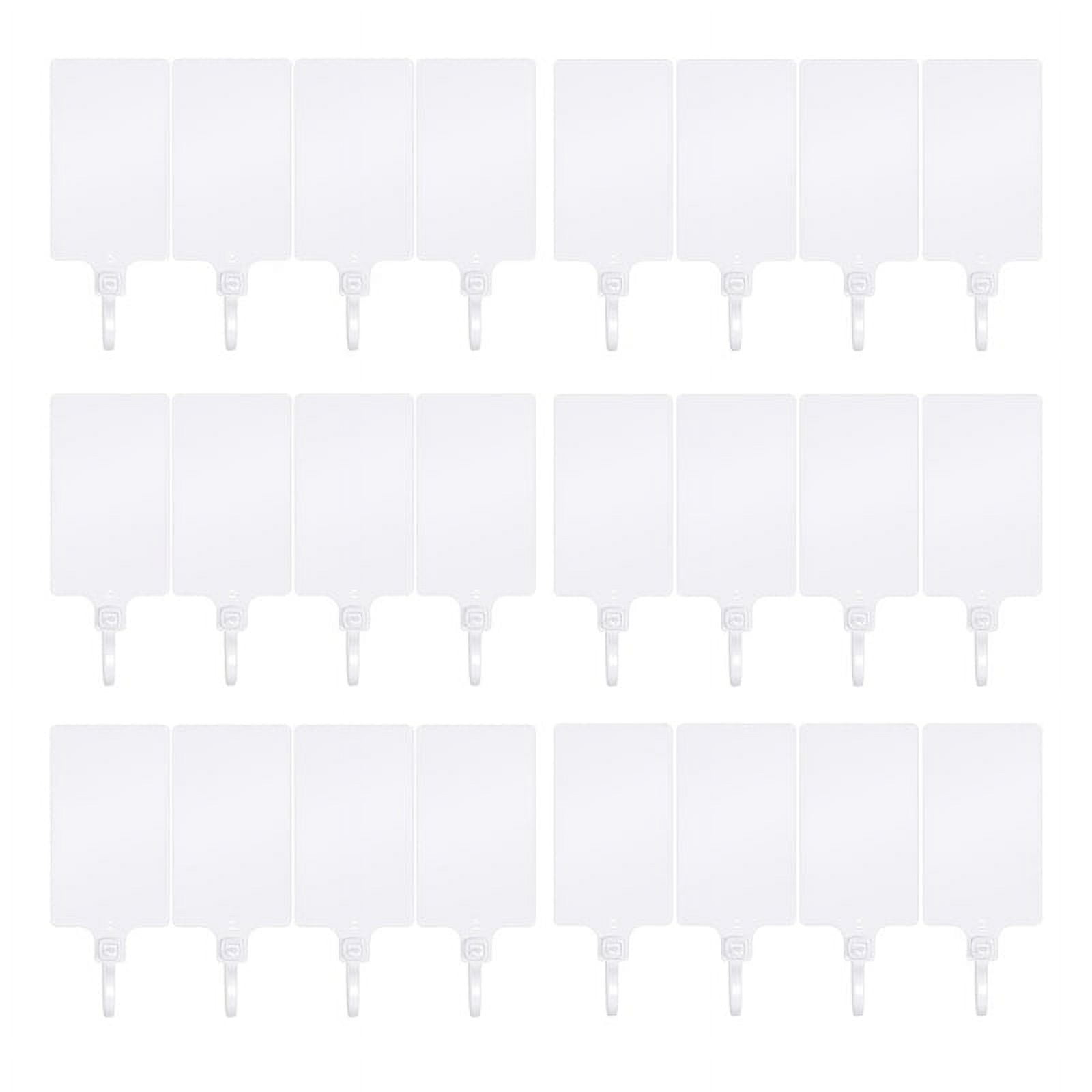 100 Pieces Plastic Tags Waterproof Tags Plastic Seal Shipping Tags ...