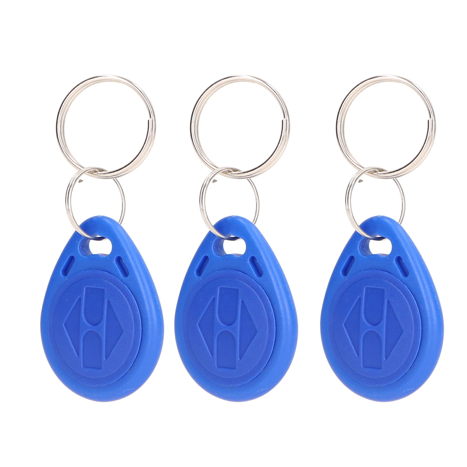 100 Pieces RFID Key Fob Keychain Readable Door Access Control Token ...