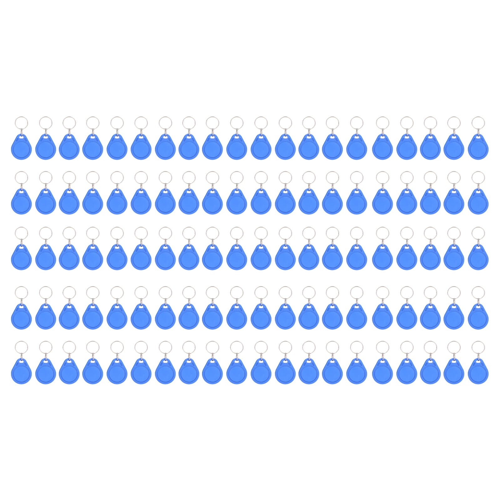 100 Pieces RFID Key Fob Keychain Readable Door Access Control Token ... 100 Pieces RFID Key Fob Keychain Readable Door Access Control Token ...