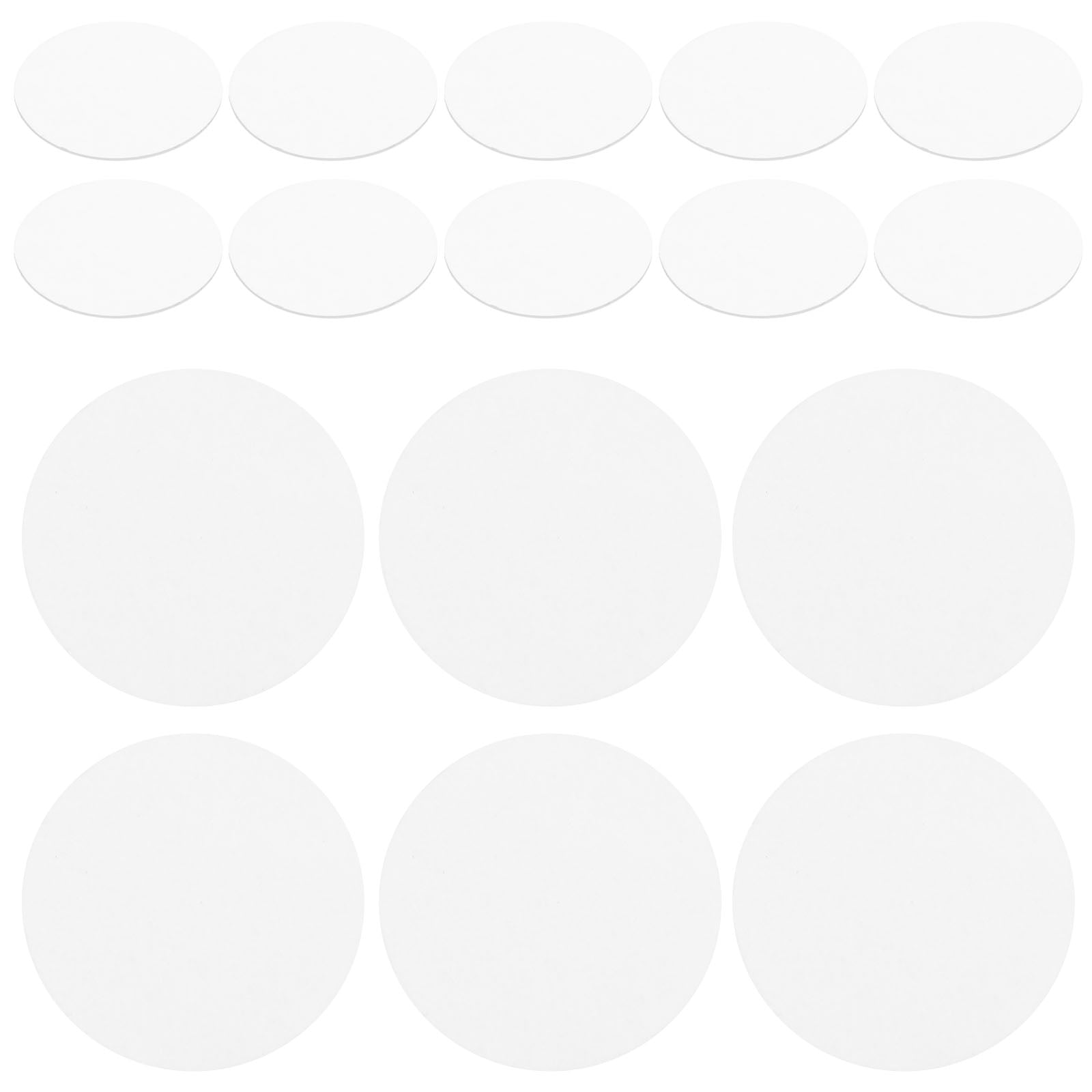 100 Pieces Round Strong Double Adhesive PVC Sticker Pad Wall Mounting ...