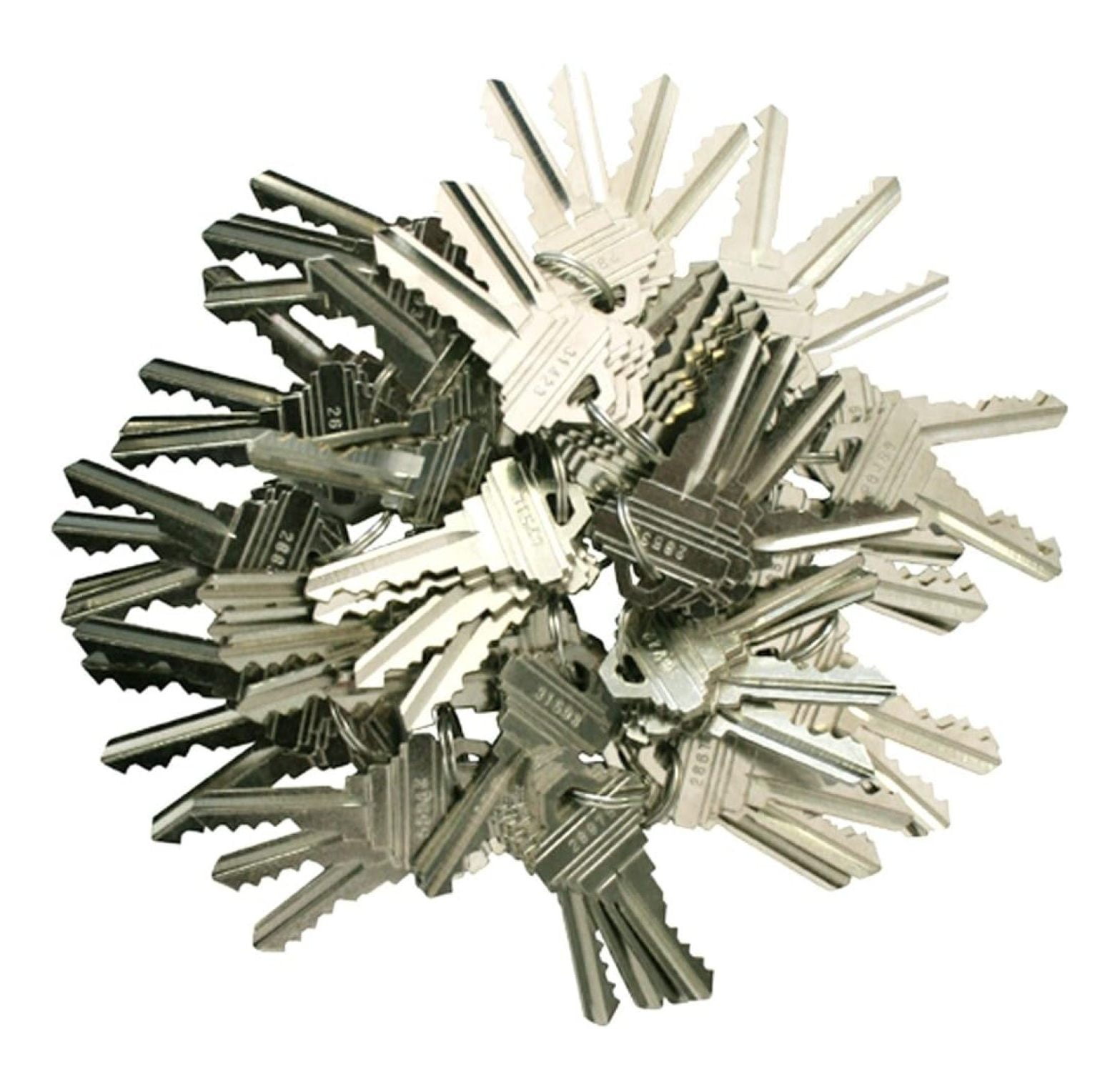 100 Pieces SC1/SC4 Compatible Precut Keys 5 Pins 25 Sets of 4 SC Keys ...