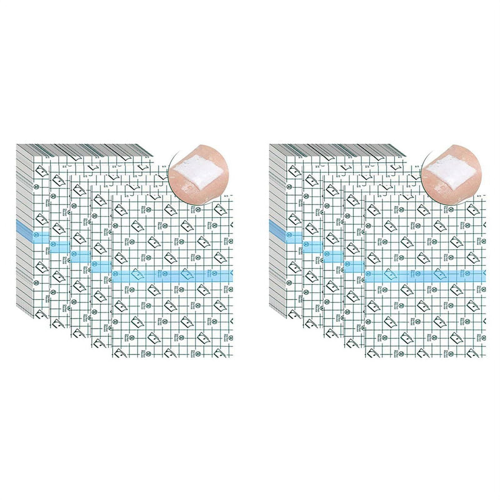 100 Pieces Shower Waterproof Patch Disposable Transparent Stretch ...