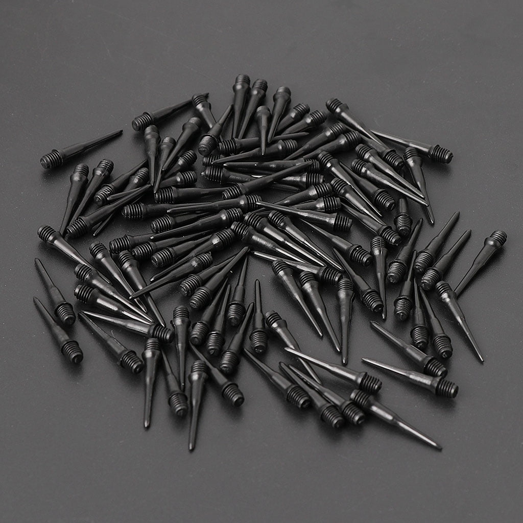 POPLIS 100 Soft Tip Darts, Plastic Tips for Electronic Dartboards ...