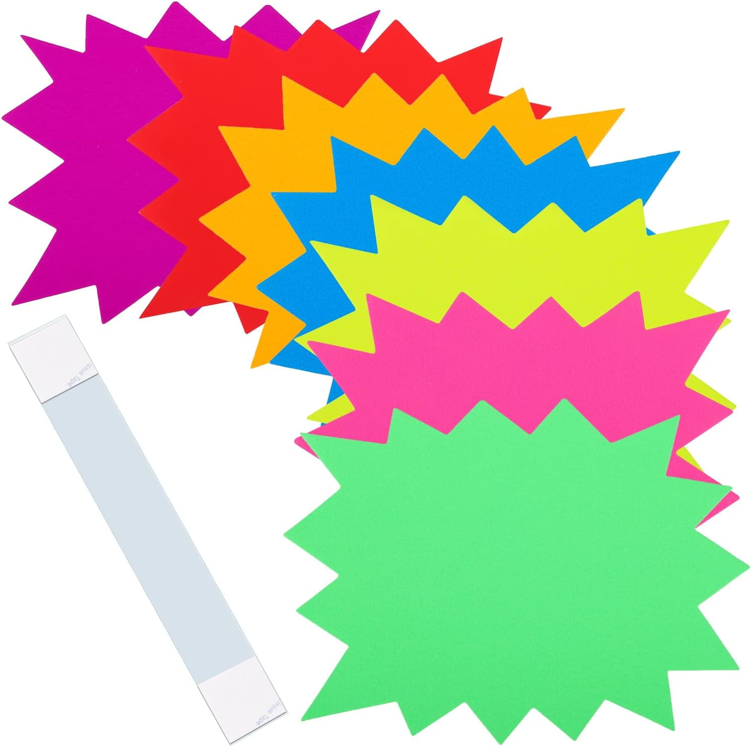 100 Pieces Starburst Signs Garage Sale Stickers Vision Board Supplies ...