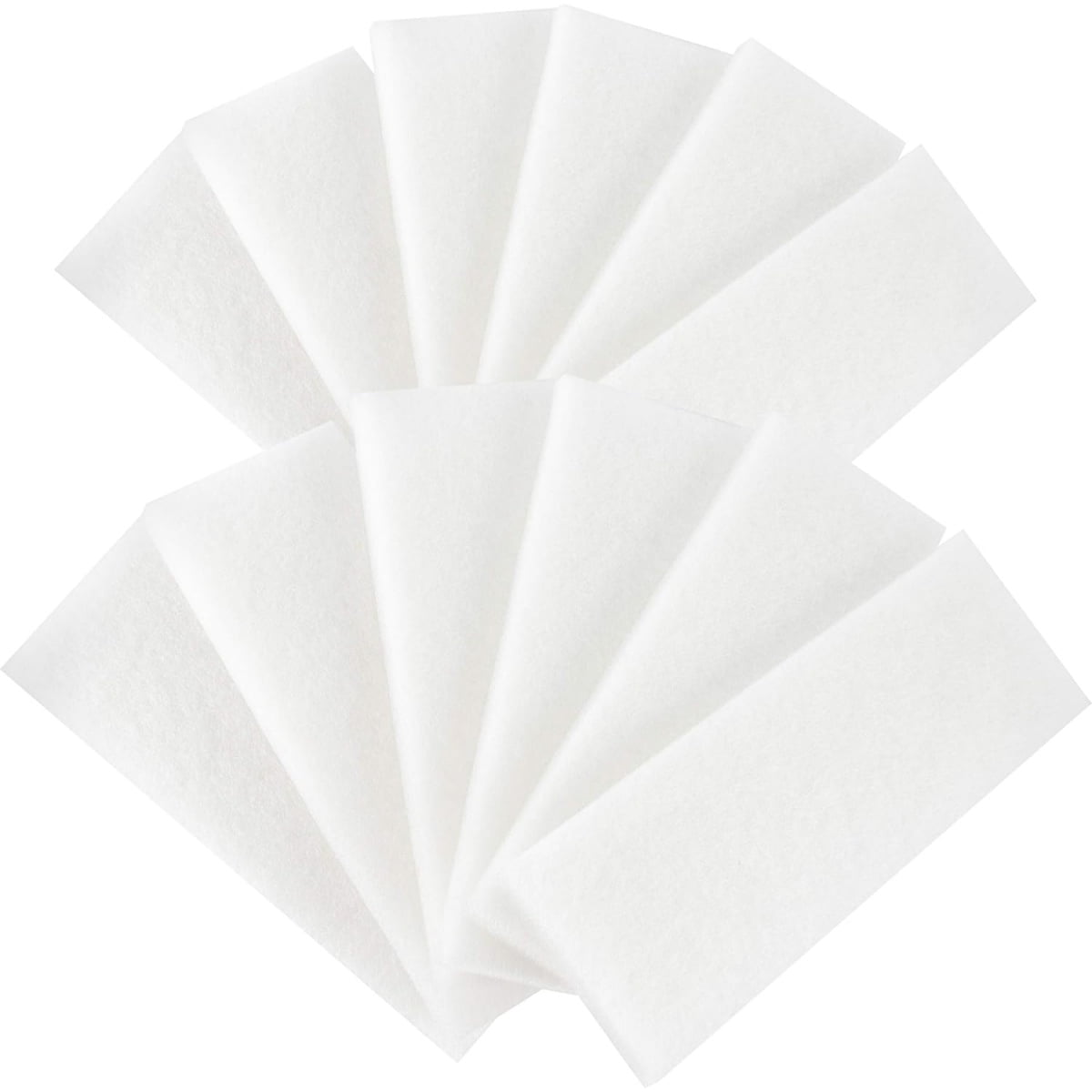 100 Pieces Unscented Replacement Aroma Pads,1.7x0.9x0.12In White ...