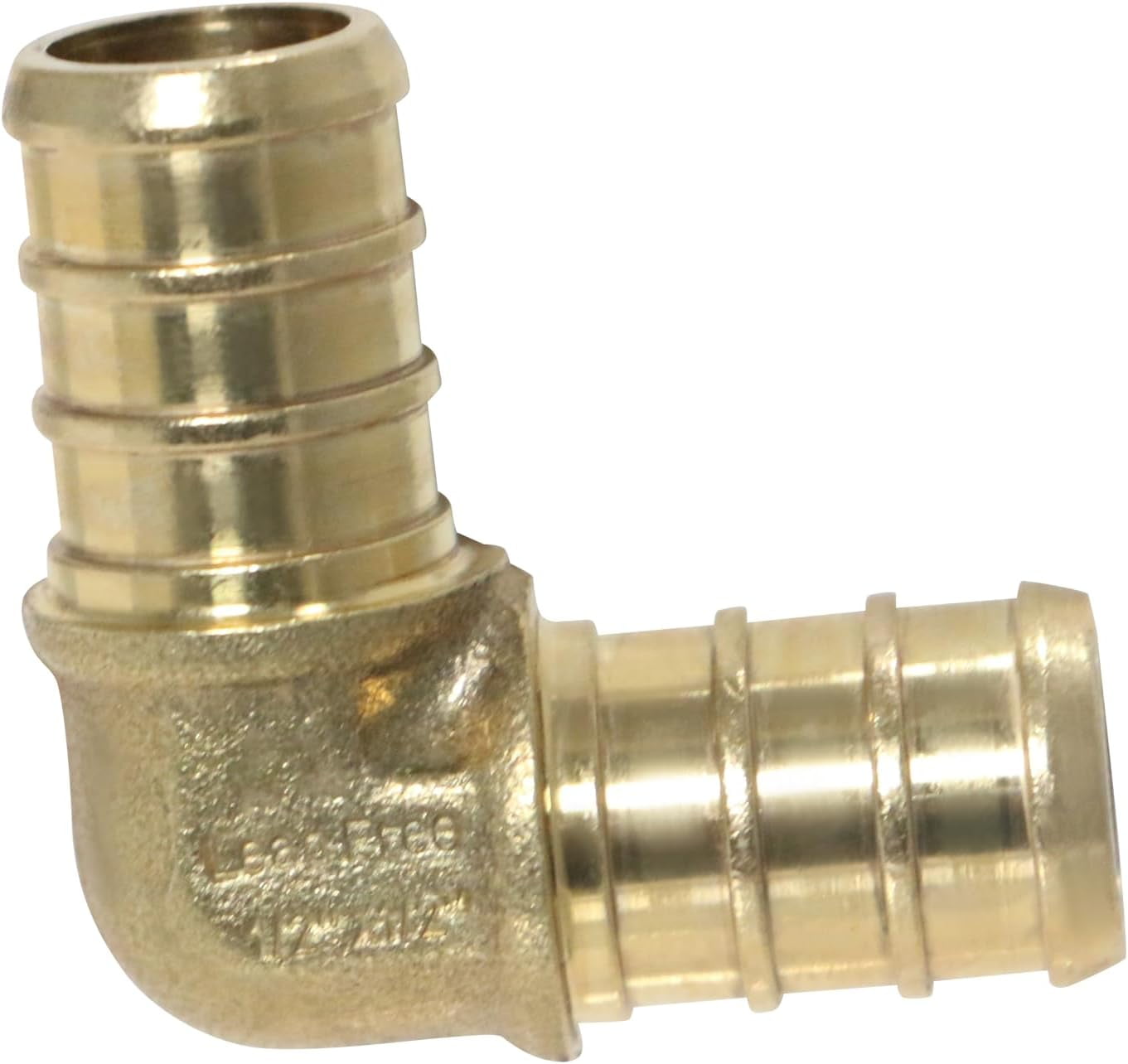 100 Pieces XFITTING 1/2" Pex Elbow - Brass Pex B Crimp Fittings, Brass, 100 Pacs - Walmart.com