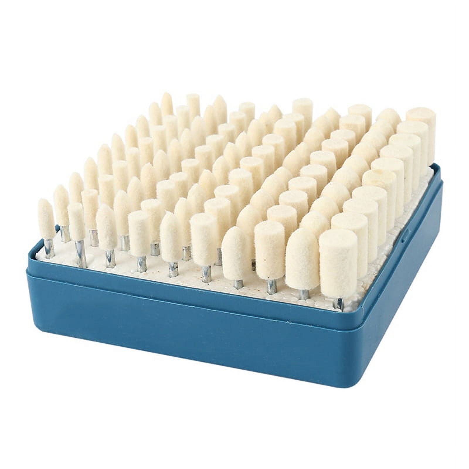 100 Pieces of Grinding Wheel Wool Wool Felt Polishing Grinding Wheel ...