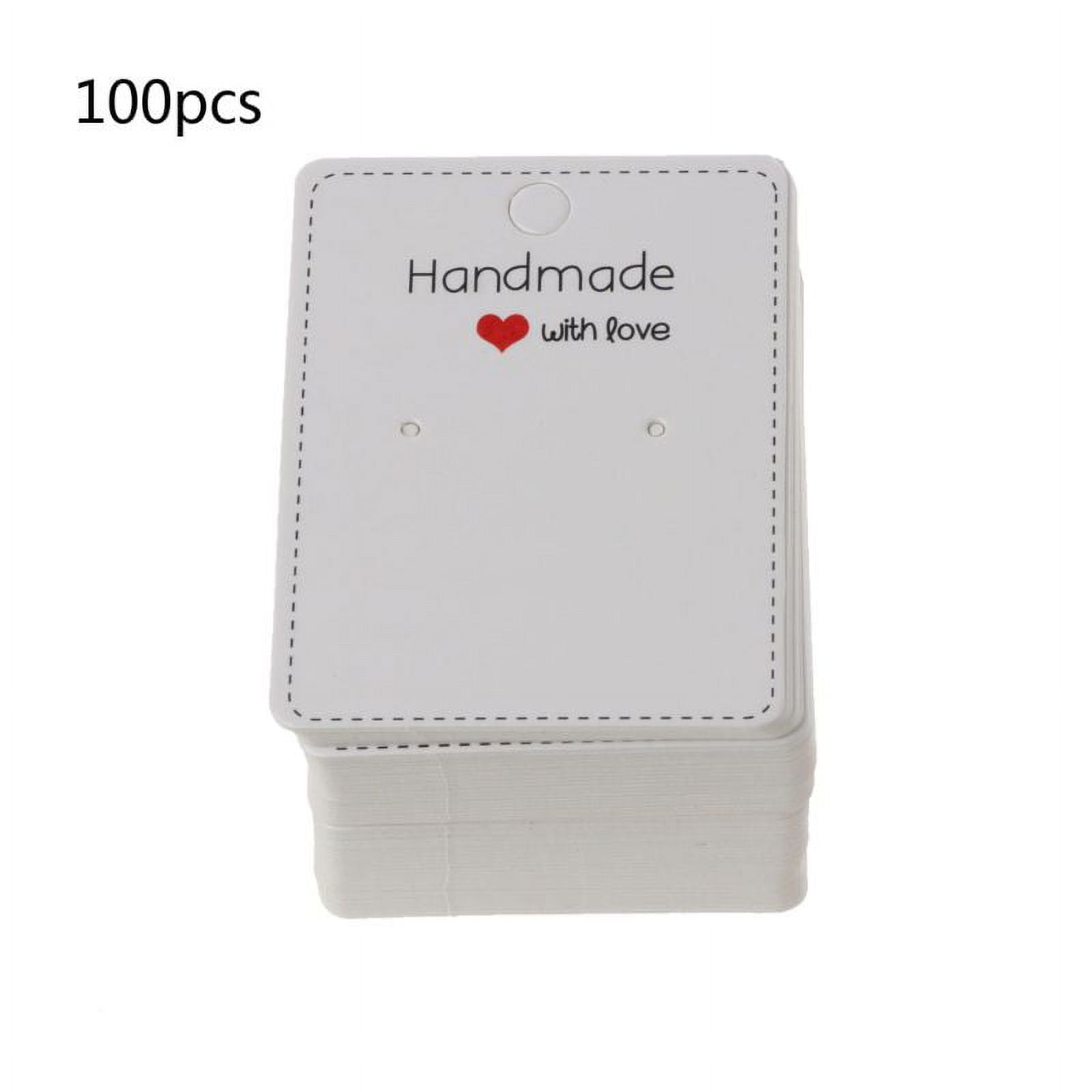 100-Pieces/set Anklet Bracelet Display Card Kraft Paper Earrings ...