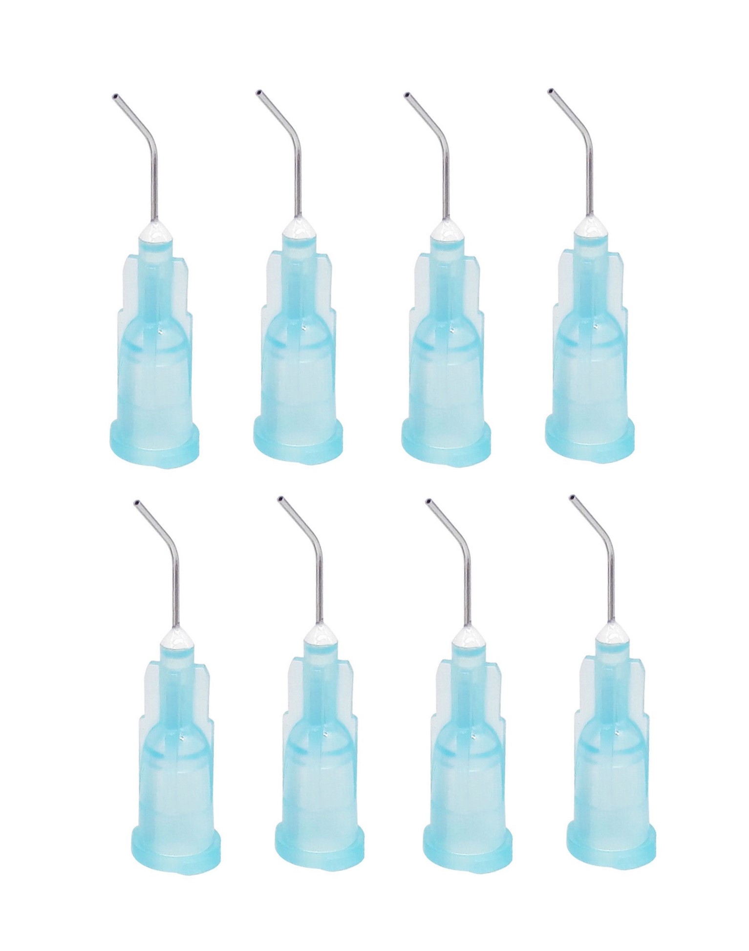 100/Pk Dental Disposable Pre-Bent Sealant Tips 25 Ga, Blue - Walmart.com