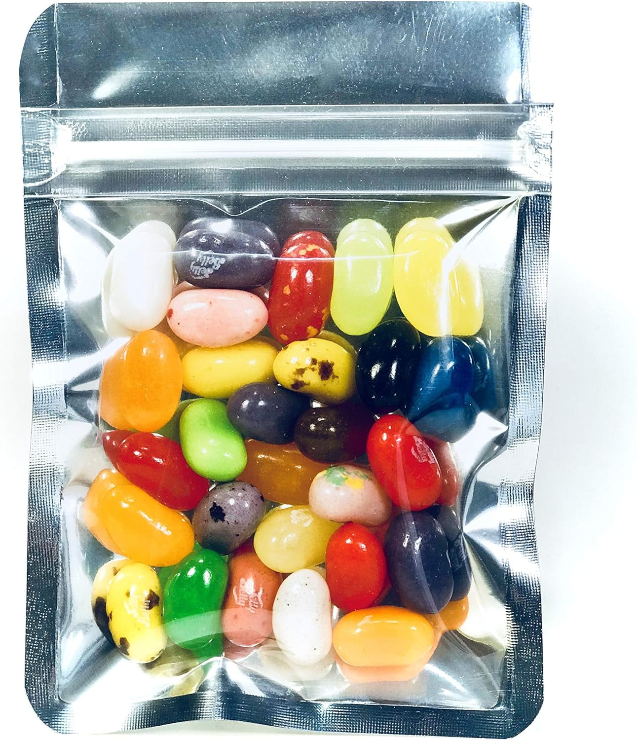 100 Pk Mini Mylar Smell Proof Resealable Ziplock Pill Packs 3 1/4" X 4 ...