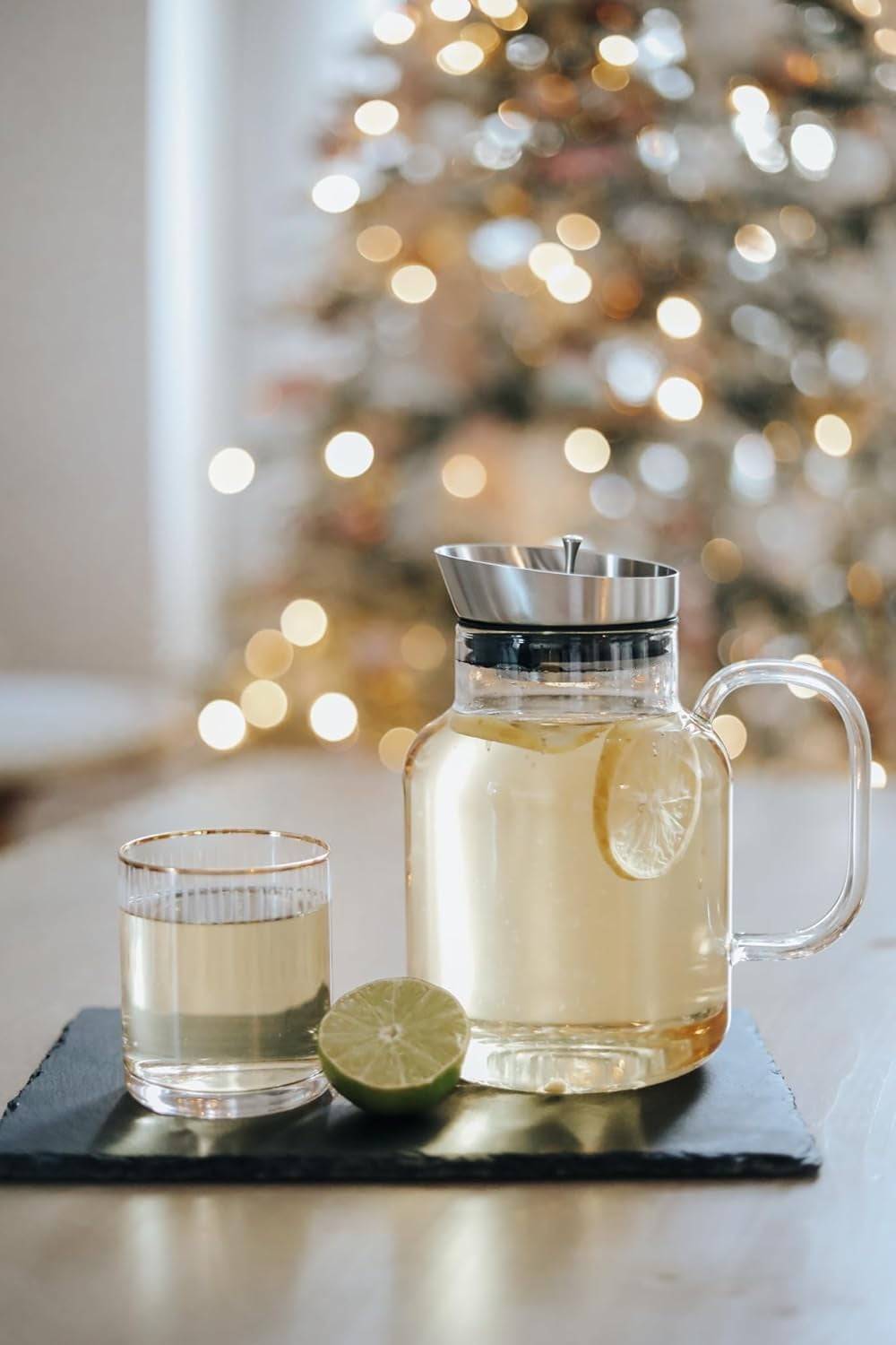 100% Plastic-Free Extra-Large Multi-Brew Borosilicate Glass Teapot ...