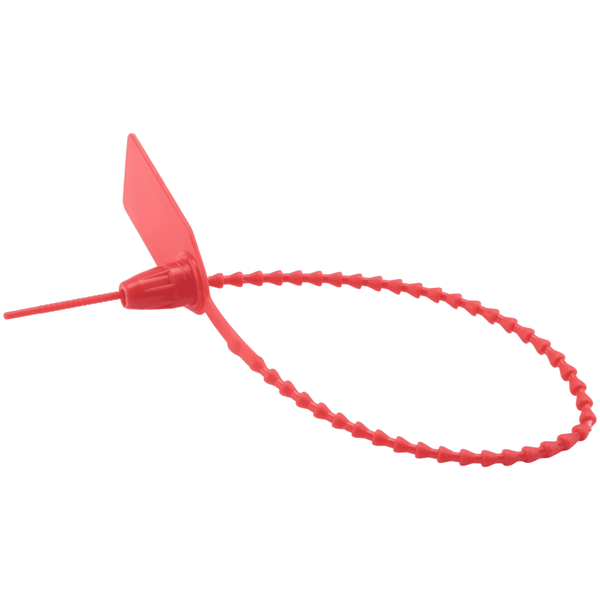 100 Plastic Tamper Seals, Numbered Zip Ties Tags,Disposable Self ...