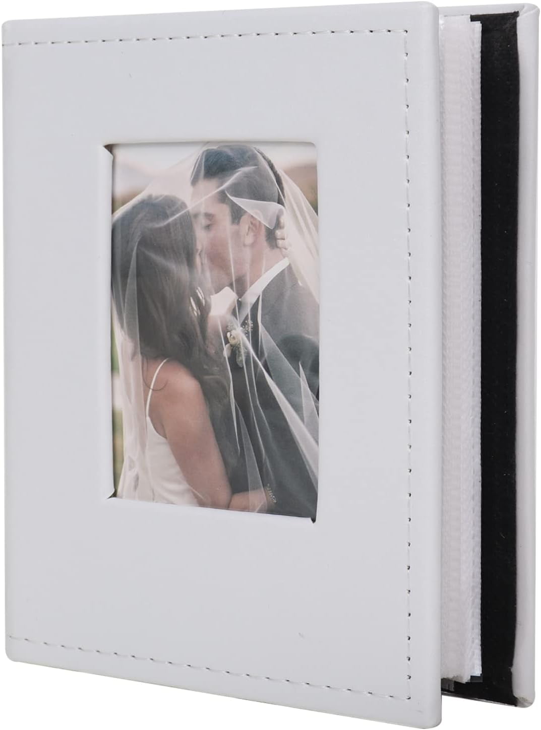 100 Pocket Album 4x6 Small Photo Albums White Pages Vertical photo ...