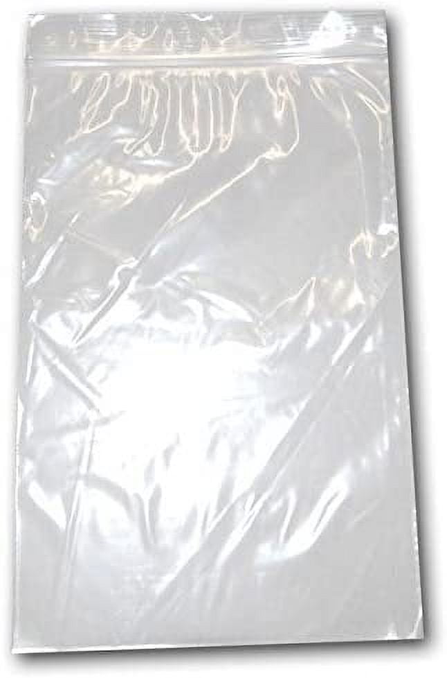 100 Poly Bag Zipper Resealable Plastic Shipping Bags 6" x 9" - Walmart ...