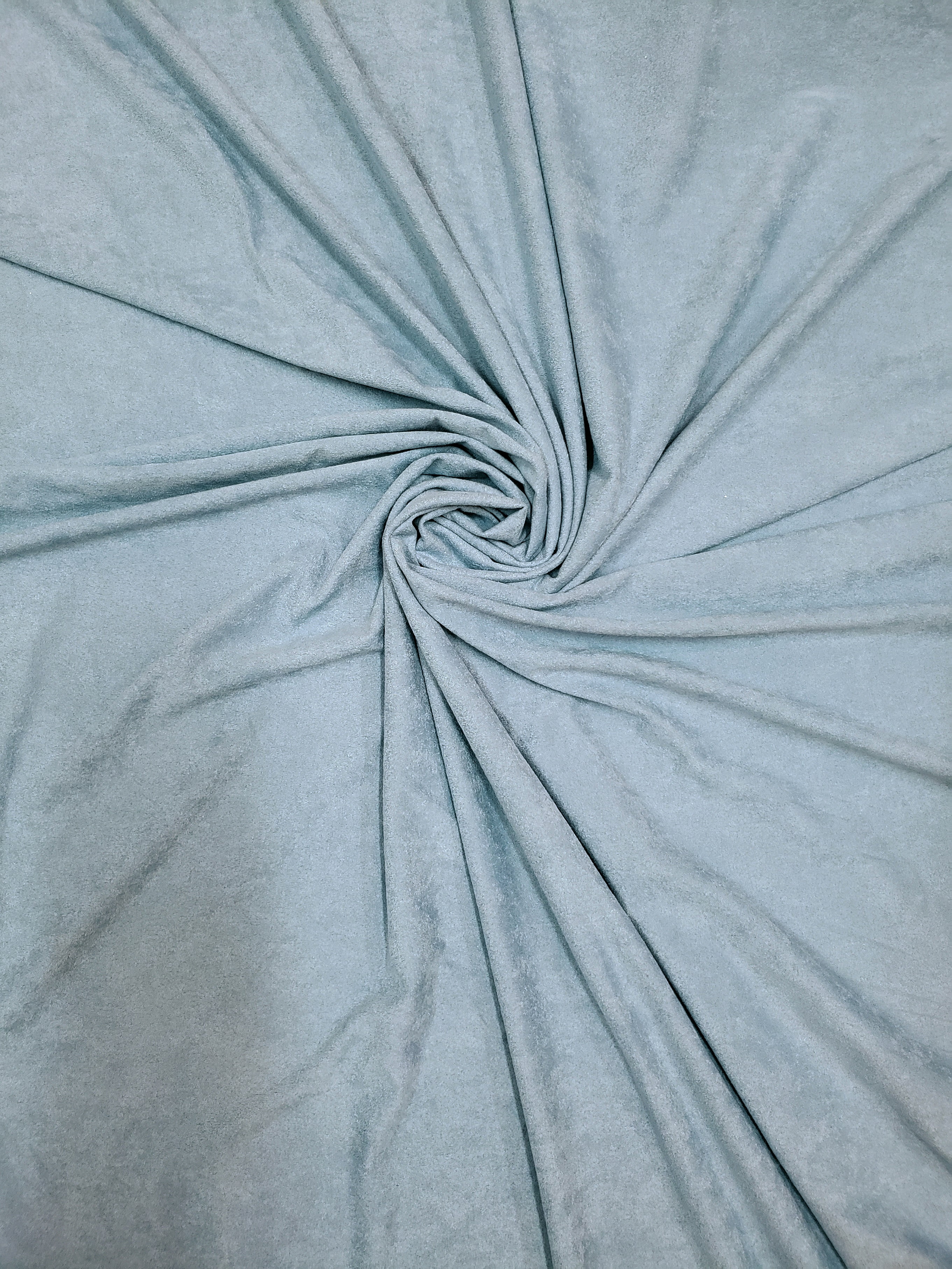100% Polyester Light Weight Very Soft Suede Fabric by The Yard (Sky ...