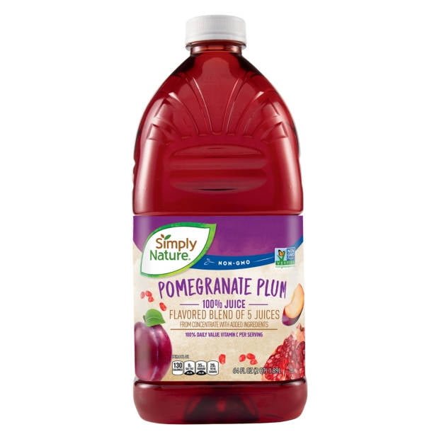 100% Pomegranate Plum Juice, 64 fl oz - Walmart.com