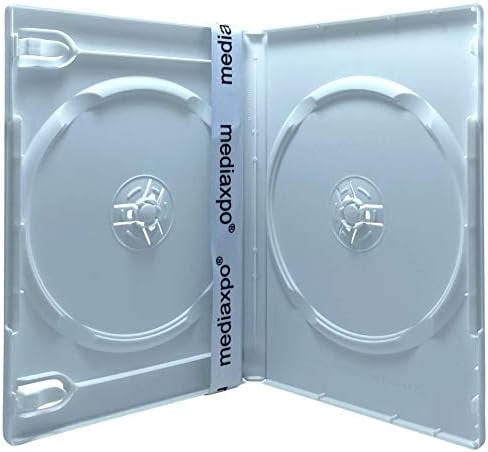 100 Premium Standard Solid White Color Double DVD Cases (100% New ...