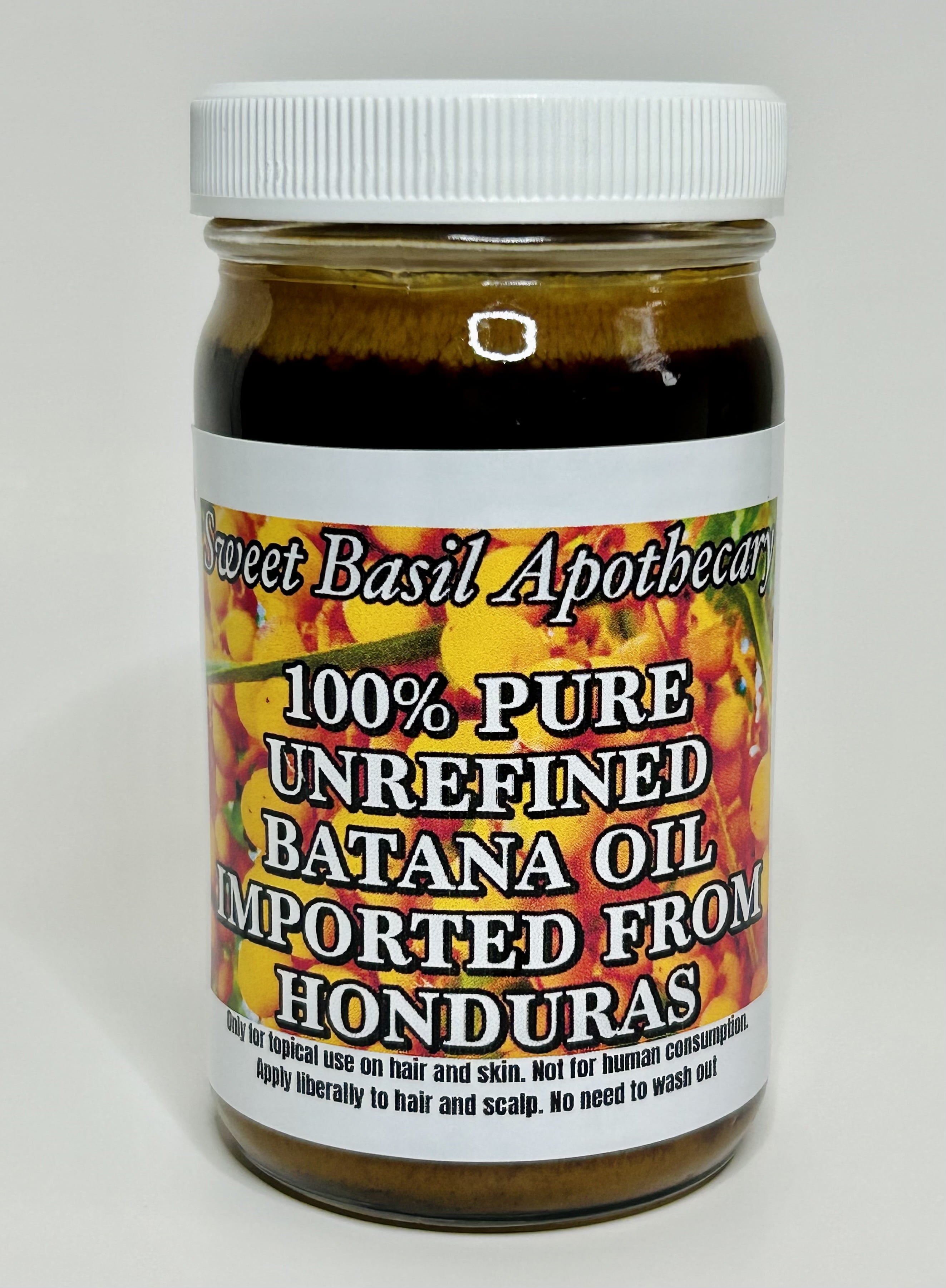 100% Pure Batana Oil from Honduras for Hair Regrowth and Healthy Scalp ...