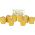 100% Pure Beeswax Votive Candles - 15 Hour (8 Pack, Natural) - Walmart.com