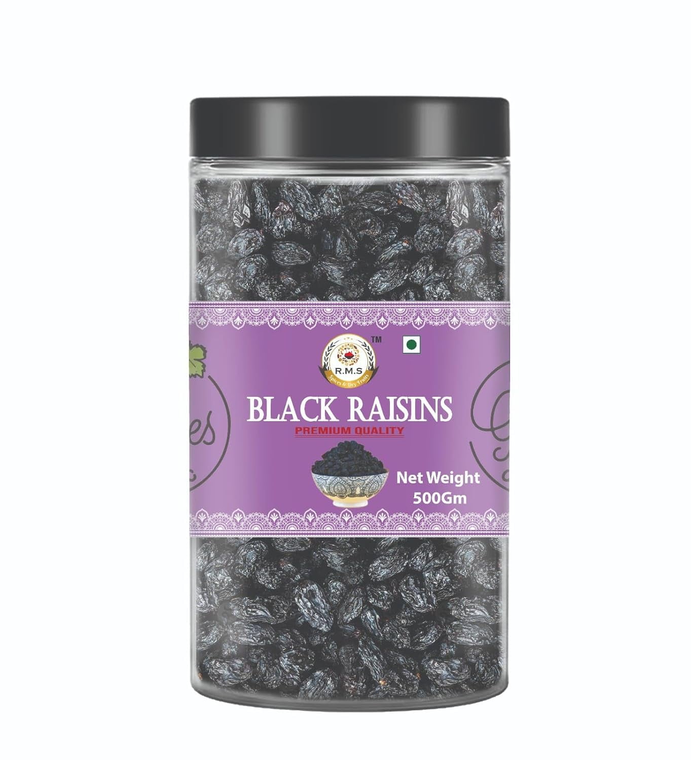100% Pure Black Raisins By R.M.S Spices & Dry Fruits 150gm, | Rich In ...
