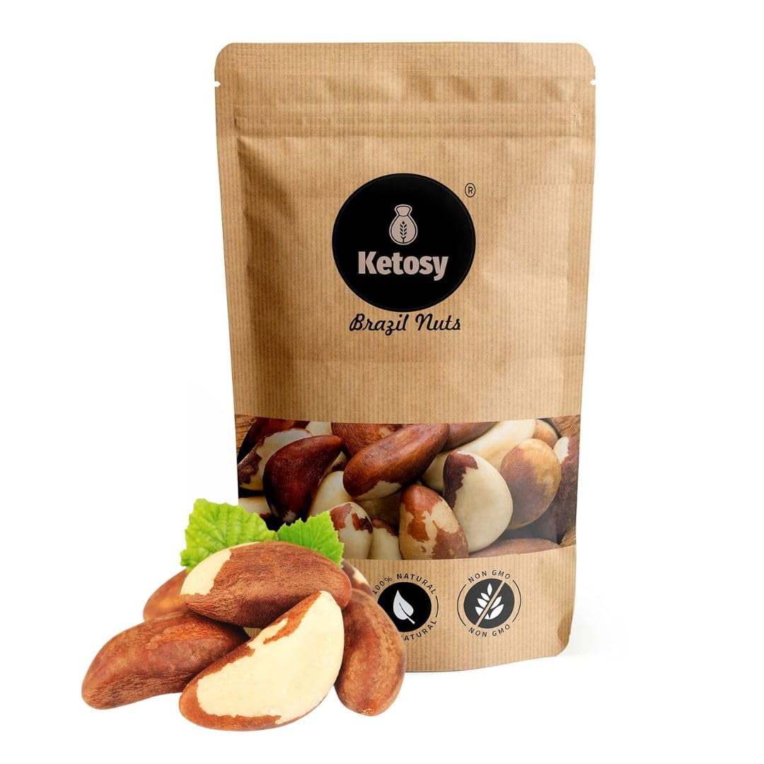 100% Pure Brazil Nuts By Ketosy 250gm, | Rich In Selenium & Magnesium ...